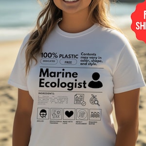 Marine Ecologist Shirt - Etsy