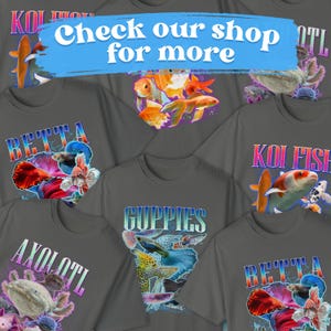 Retro Vintage Goldfish Band Shirt, Bootleg Shirt Marine Biology, Gift ...