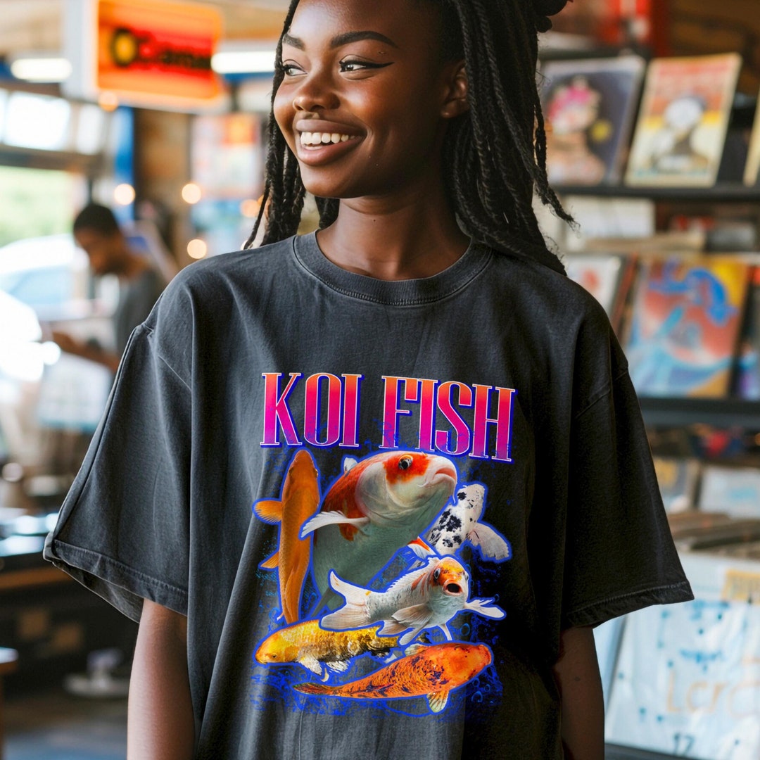 Koi Fish Band Shirt, Retro Vintage Aquarium Fish Tank Shirt, Fish Tank ...