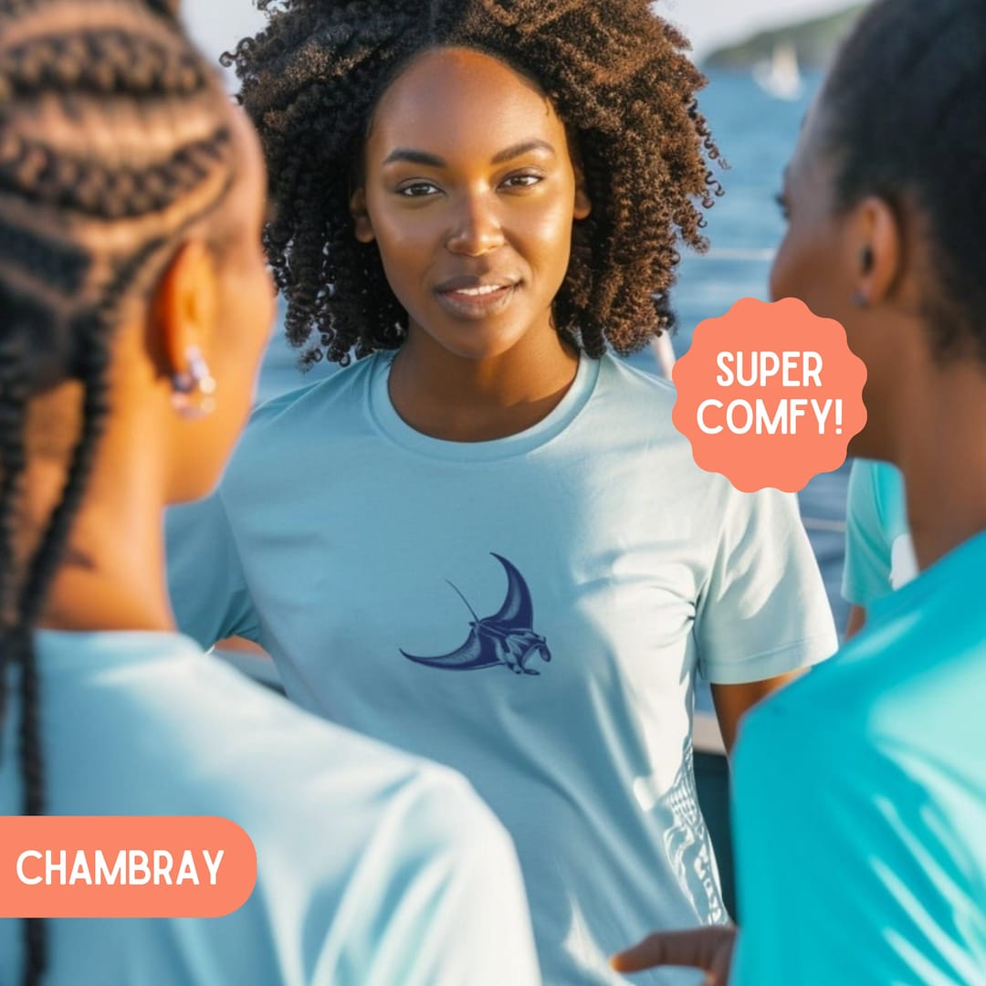 Eco-friendly Vintage Manta Ray Shirt, Environmentalist Ocean ...