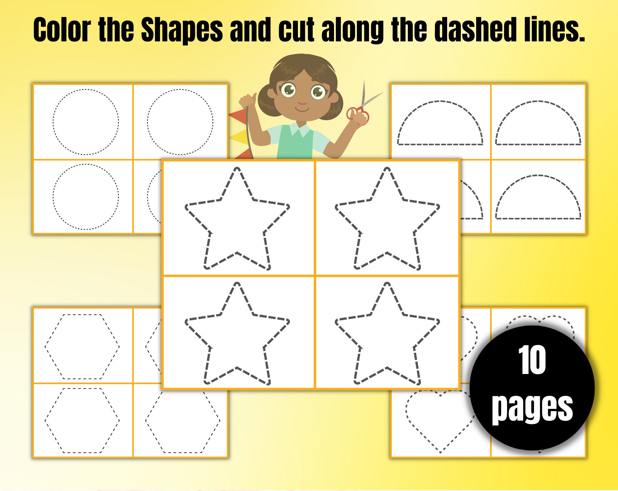 Cutting Activity Preschool Worksheets Preschool Curriculum Beginning ...