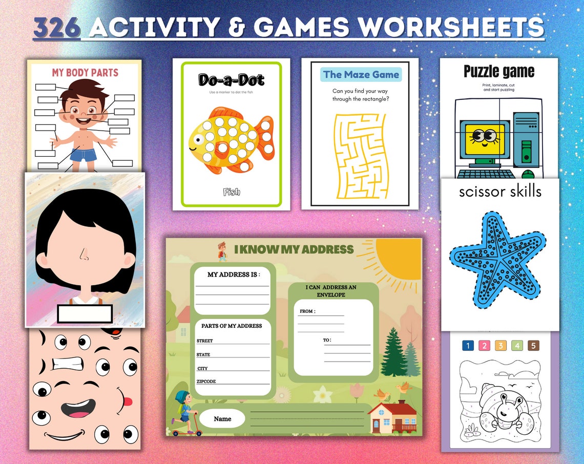 Preschool Pre-k Kindergarten Learning Bundle 2000 Page - Etsy Canada