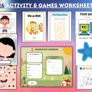 Preschool Pre-k Kindergarten Learning Bundle 2000 Page Activity ...