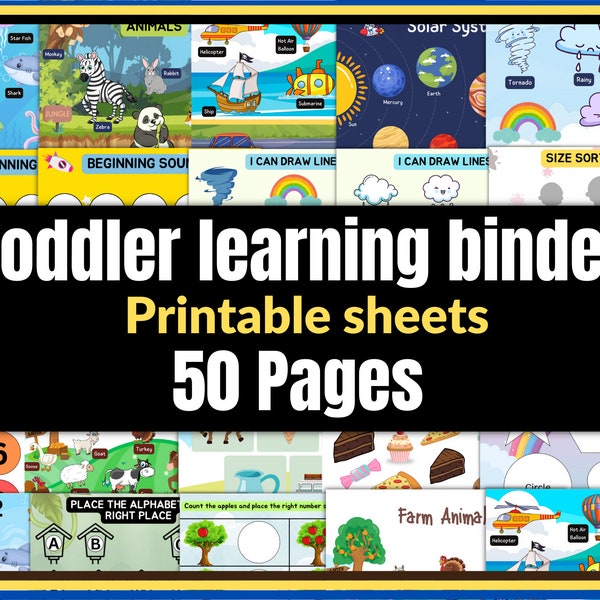 Learning Binder - Etsy