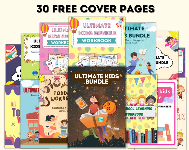 Preschool Pre-k Kindergarten Learning Bundle 2000 Page - Etsy