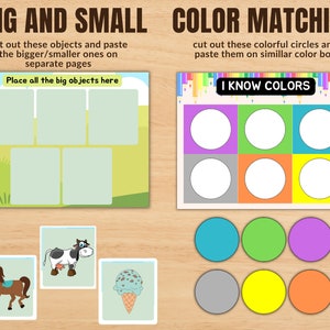 Toddler Learning Binder Printable Toddler Busy Binder - Etsy