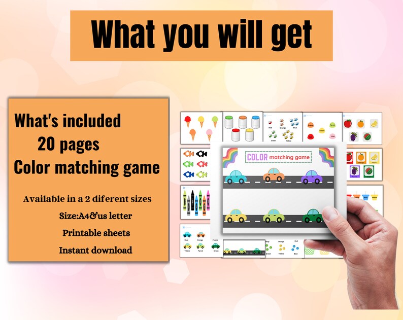 Color Matching Preschool Curriculum Color Activity Learning Colors ...