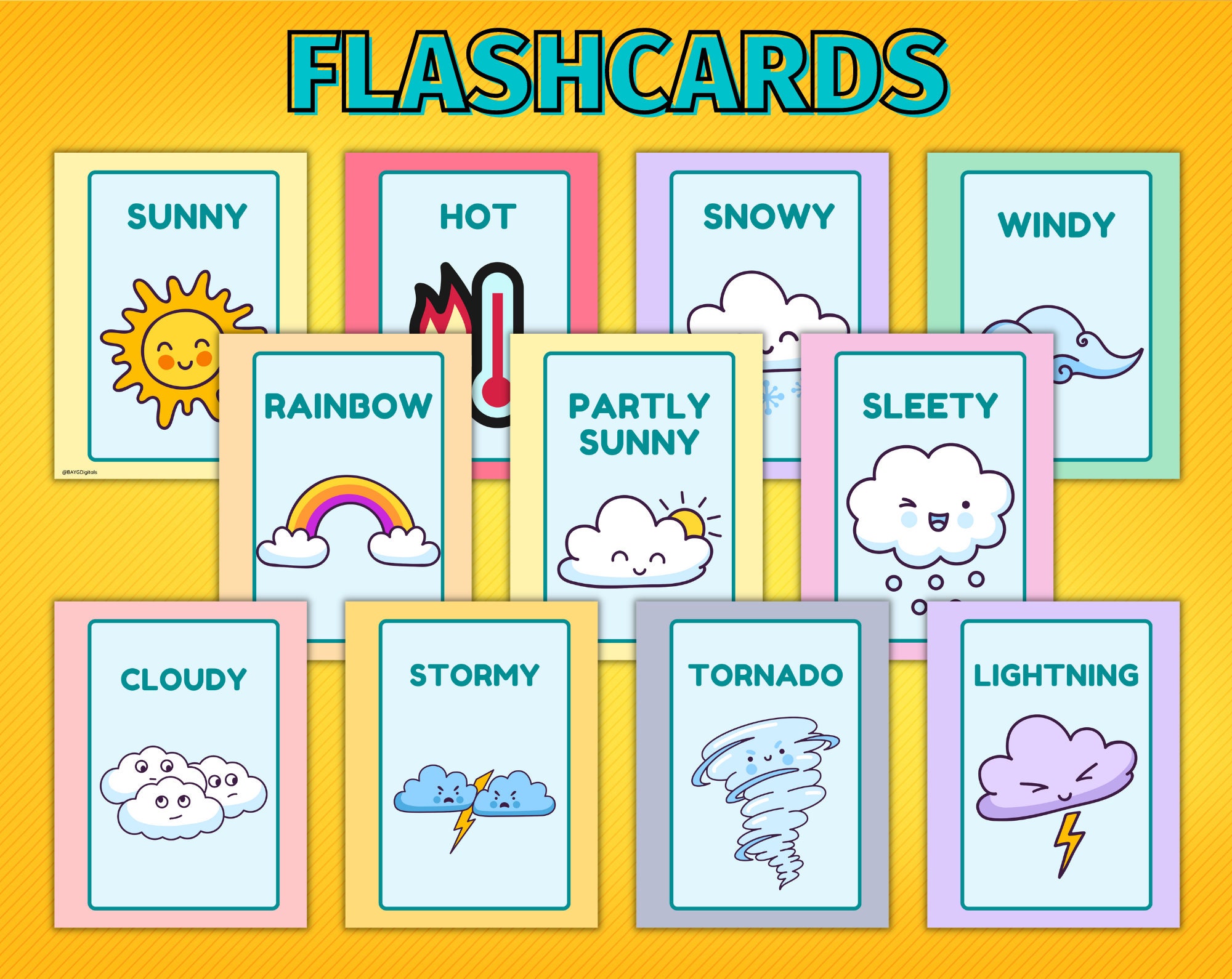 Weather Matching Game Preschool Worksheet Toddler Busy - Etsy
