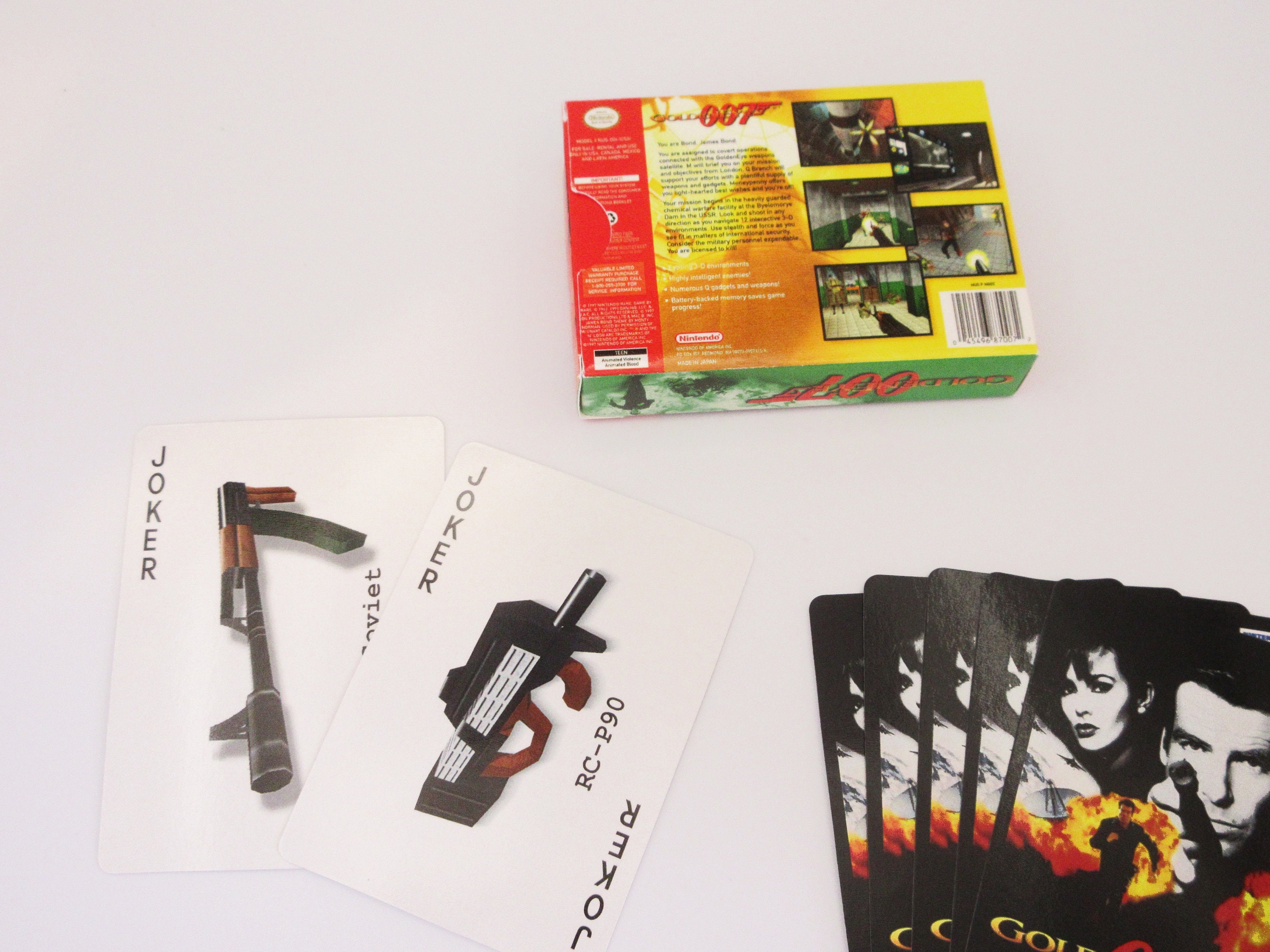 Goldeneye 007 N64 Inspired Playing Cards - Etsy