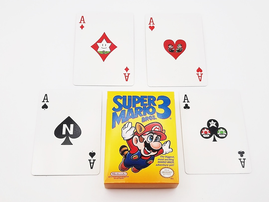 Super Mario 3 Inspired Playing Cards - Etsy
