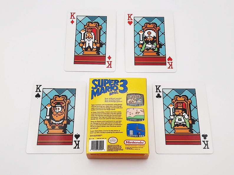 Super Mario 3 Inspired Playing Cards - Etsy