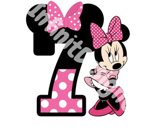 Minnie 7th Birthday - Etsy