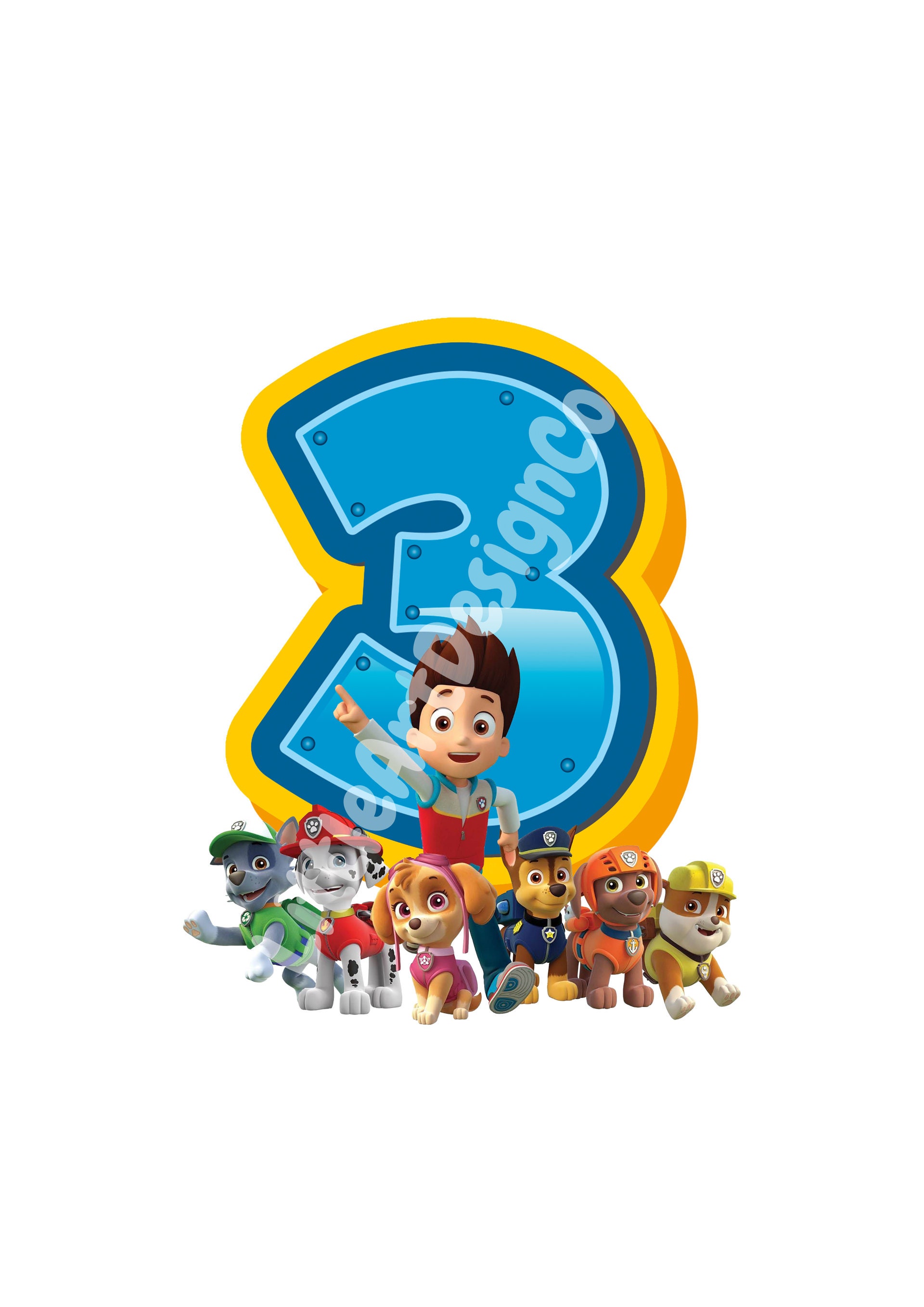 Dog 3rd Birthday Svg - Etsy