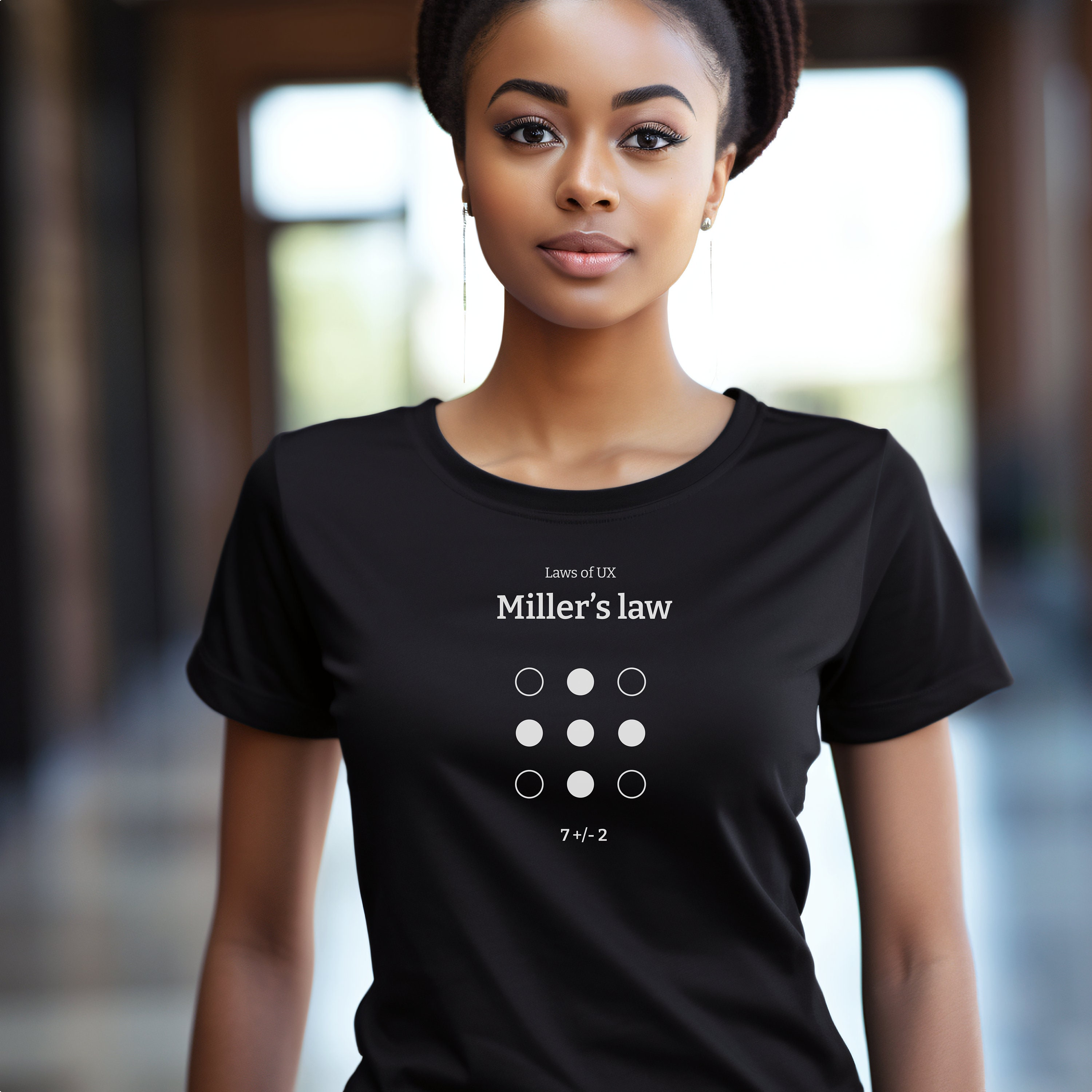 Miller's Law, Laws of UX, UX Design T-shirt , Design Puns, Gift for ...