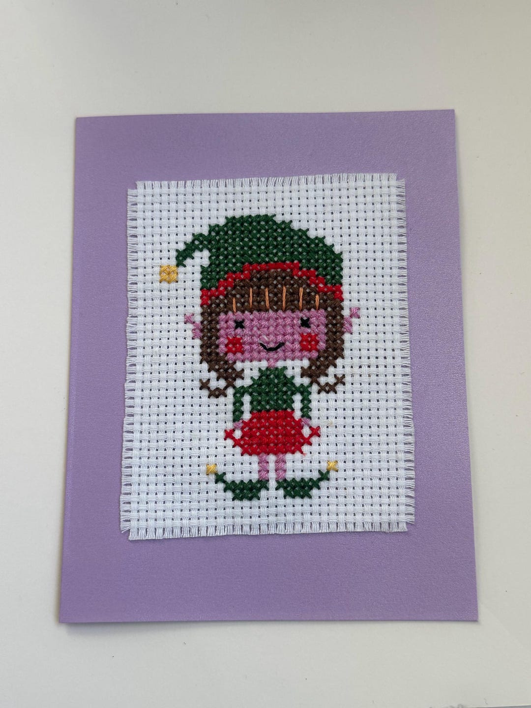 Hand Stitched, Greeting Card for All Occasions, Non-repetitive Design ...