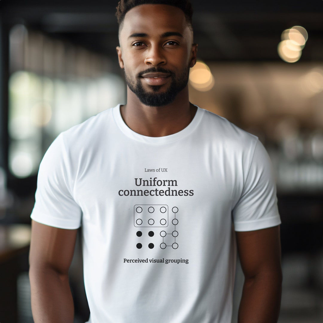 Uniform Connectedness, Laws of UX, UX Design T-shirt , Design Puns ...