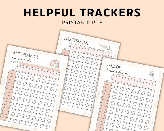 Neutral Teacher Binder Planner, Printable Teacher Binder Bundle, PDF ...