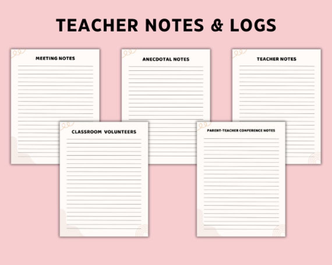 Ultimate Boho Teacher Binder Planner, Printable Teacher Binder Bundle ...