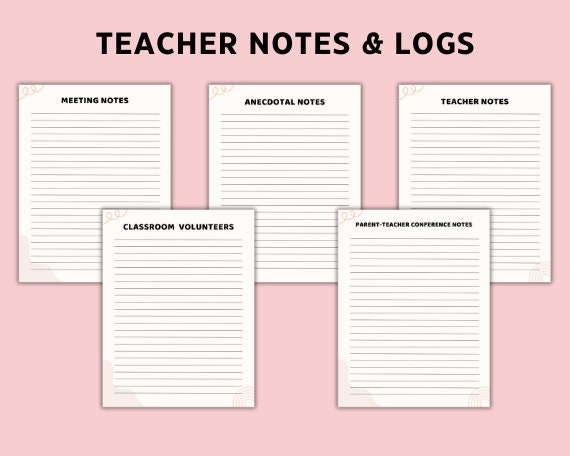 Ultimate Boho Teacher Binder Planner, Printable Teacher Binder Bundle ...