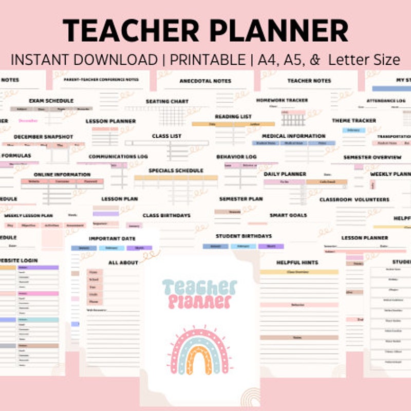 Printable Teacher - Etsy