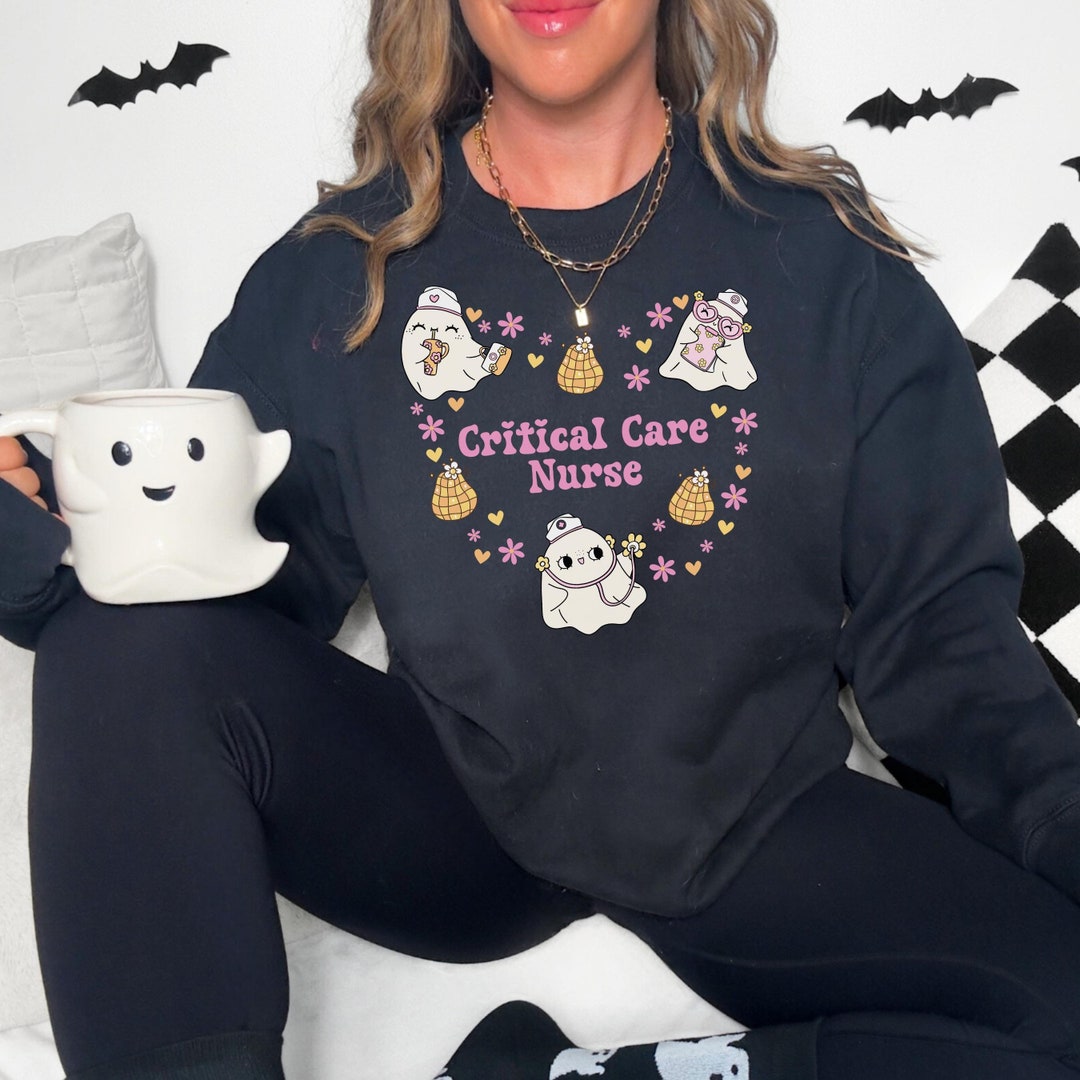 Halloween Critical Care Nurse Shirt CCU Nurse Shirt Gift for Critical ...