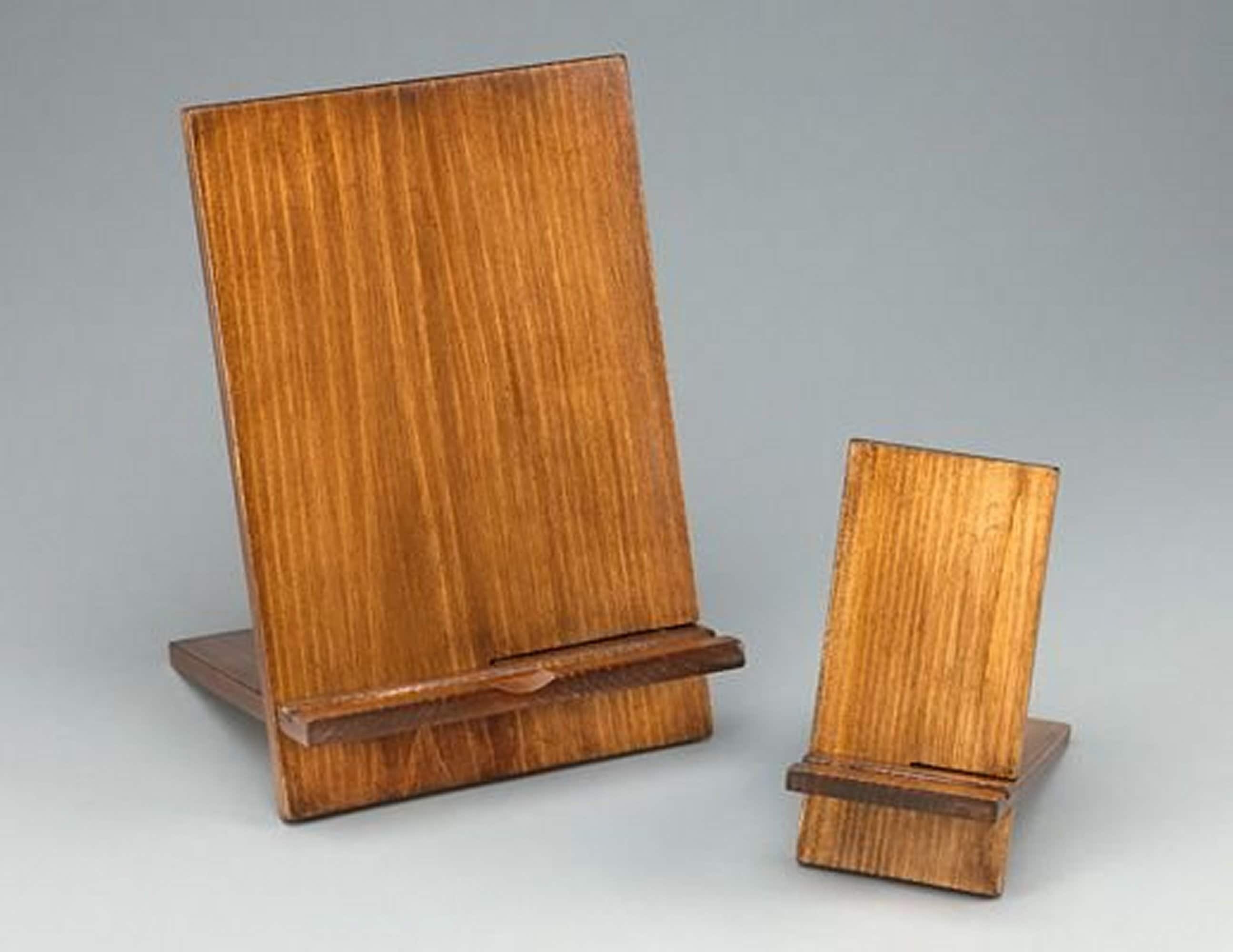 Craft Your Tech Oasis: DIY Wood Tablet/phone Stand Plan! Transform Wood ...