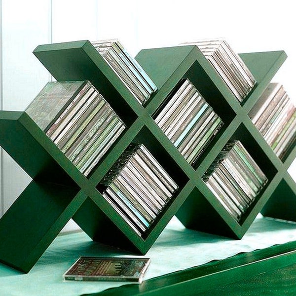Cd Storage Rack - Etsy
