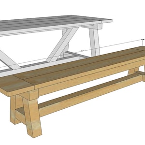 Craft a Rustic Masterpiece:diy 4x4 Truss Beam Bench Plans! Elevate Your ...