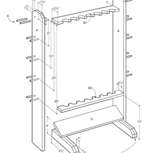 Reel in Success! DIY Fishing Rod Rack Plans - Showcase Your Gear and ...