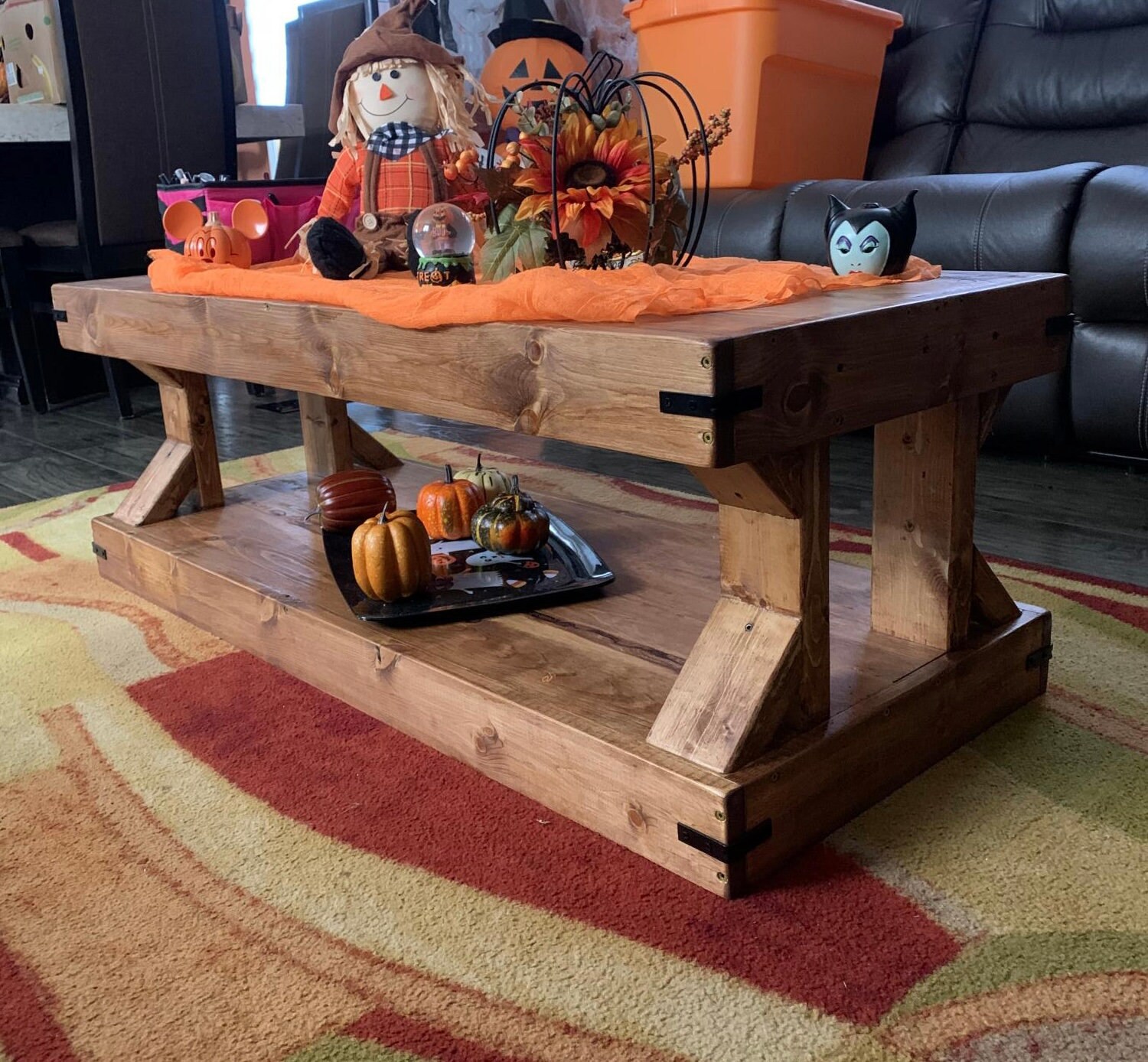 Reshape Your Space: Modern Farmhouse Coffee Table, DIY Elegance for as ...