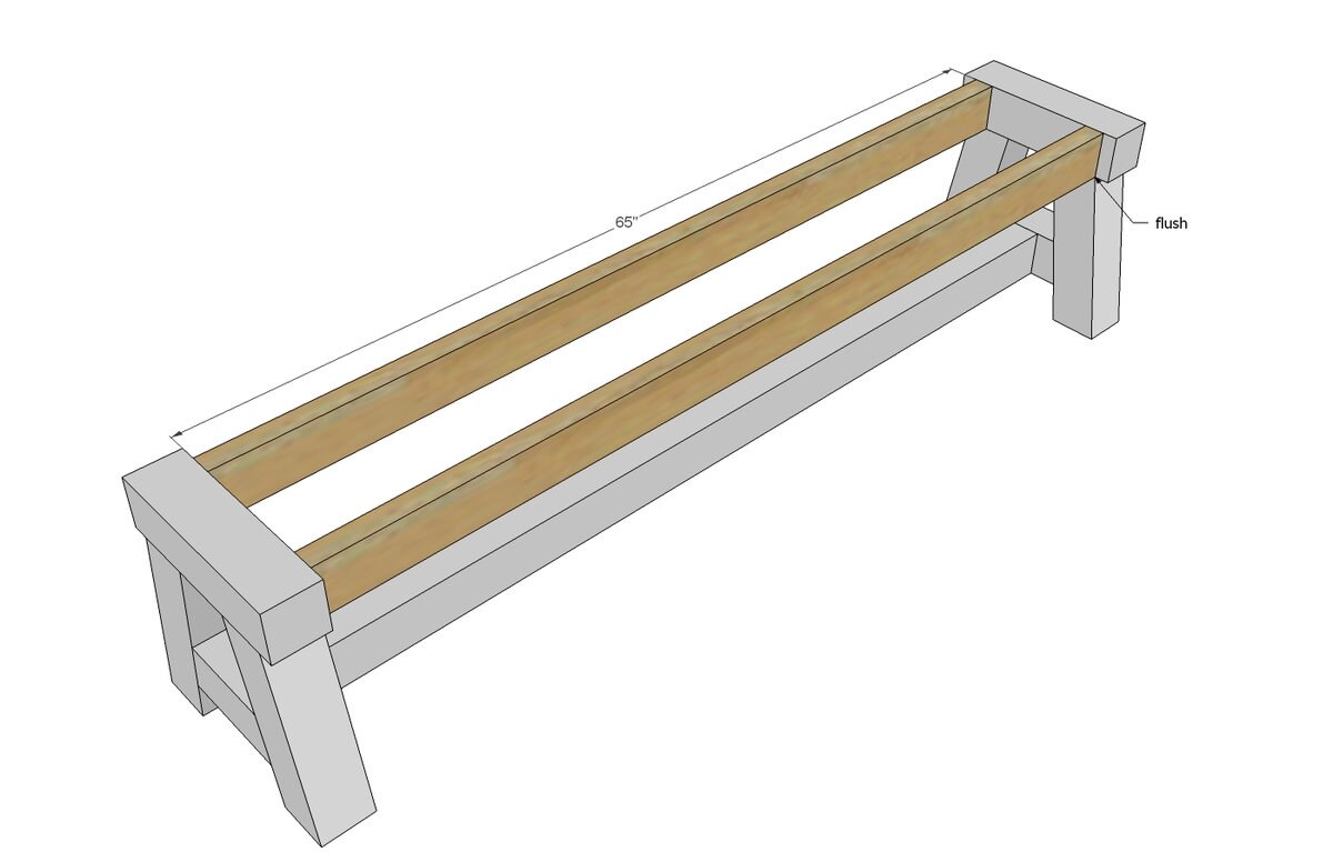 Craft a Rustic Masterpiece:diy 4x4 Truss Beam Bench Plans! Elevate Your ...