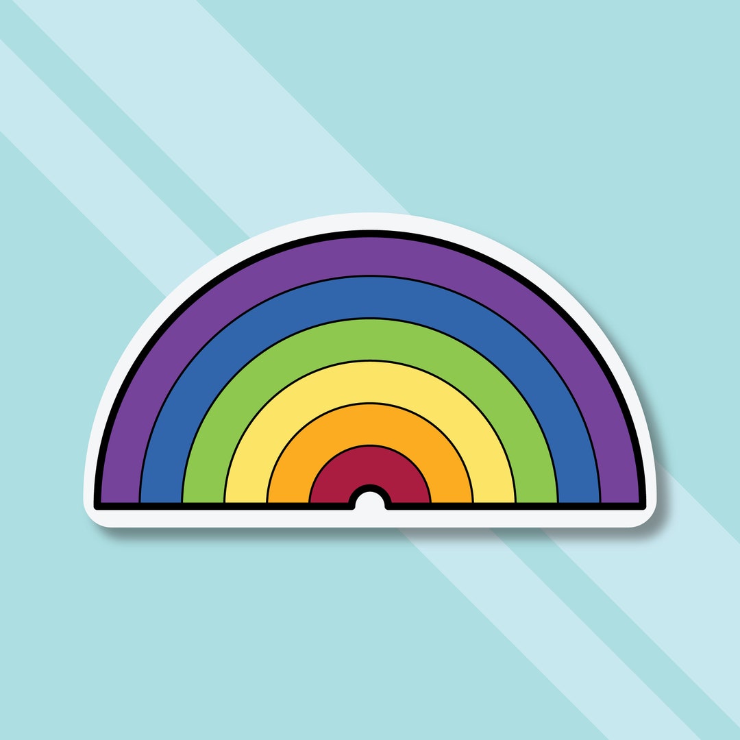 LGBTQ Rainbow Sticker | LGBTQ Sticker | Pride Sticker Decal | Vinyl ...