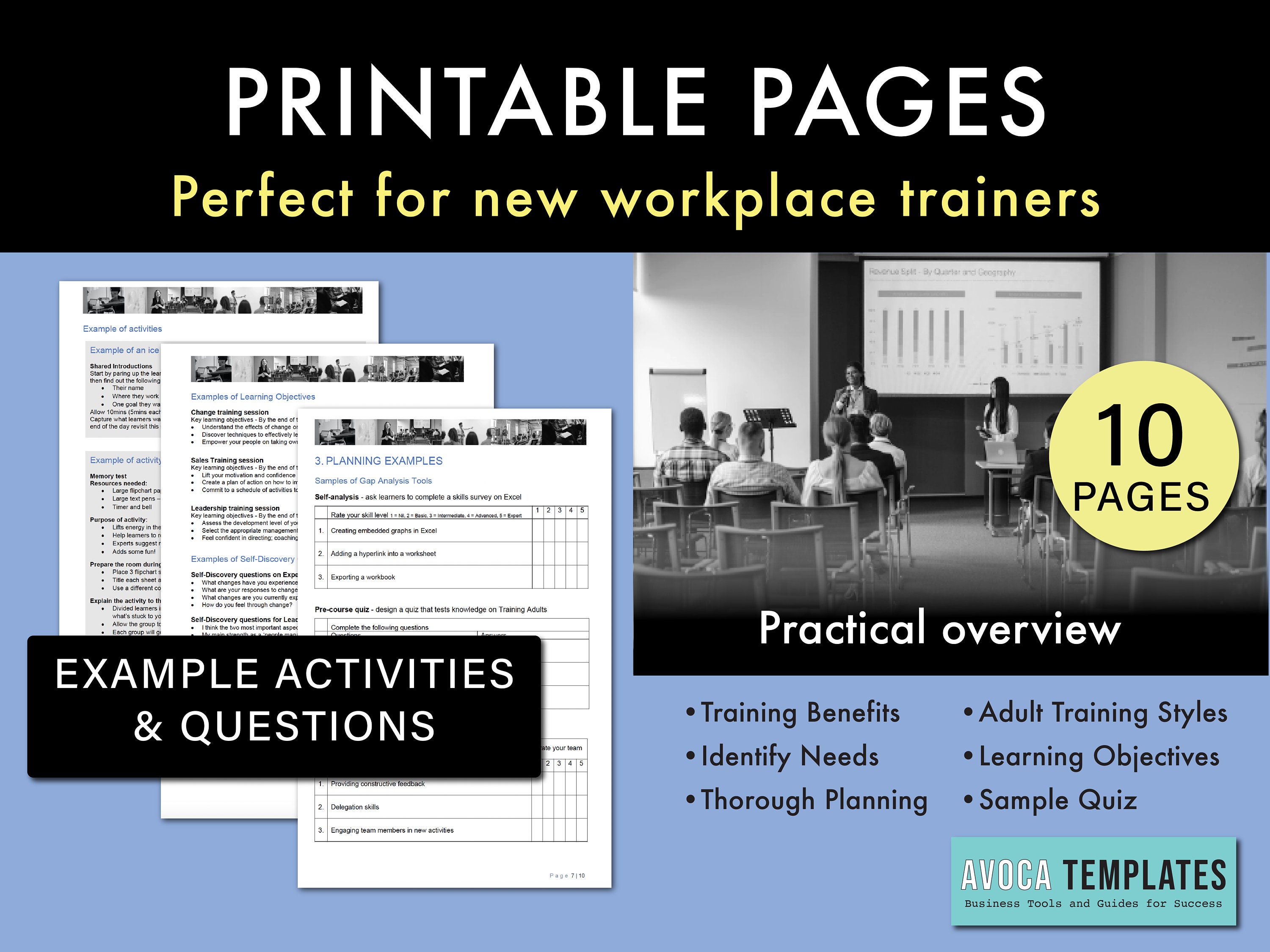 Corporate Train the Trainer Guide. 10 Page Overview. Digital PDF File ...
