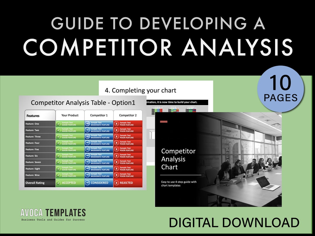 Competitor Analysis Chart. Professional Corporate Editable Powerpoint ...