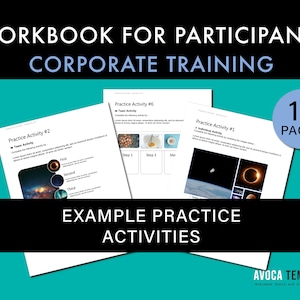 Participant Workbook for Corporate Training Course. Editable. Printable ...