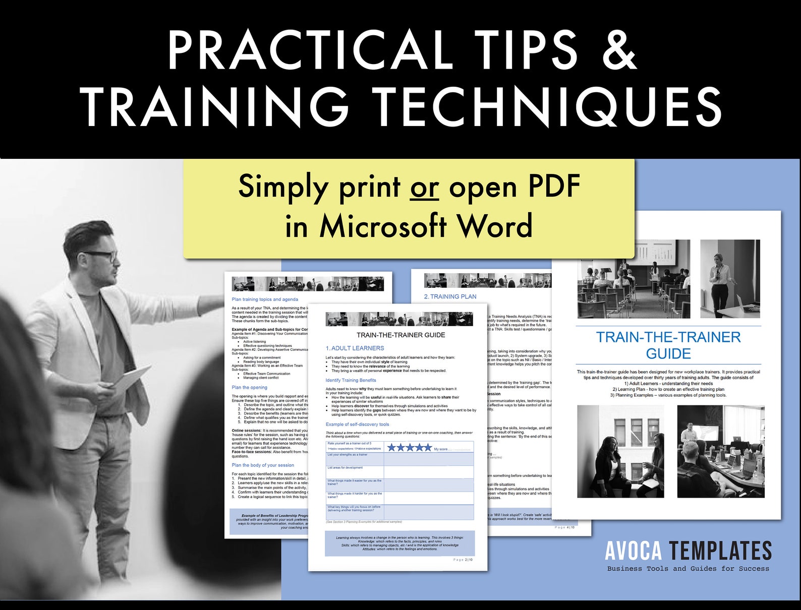 Corporate Train the Trainer Guide. 10 Page Overview. Digital PDF File ...