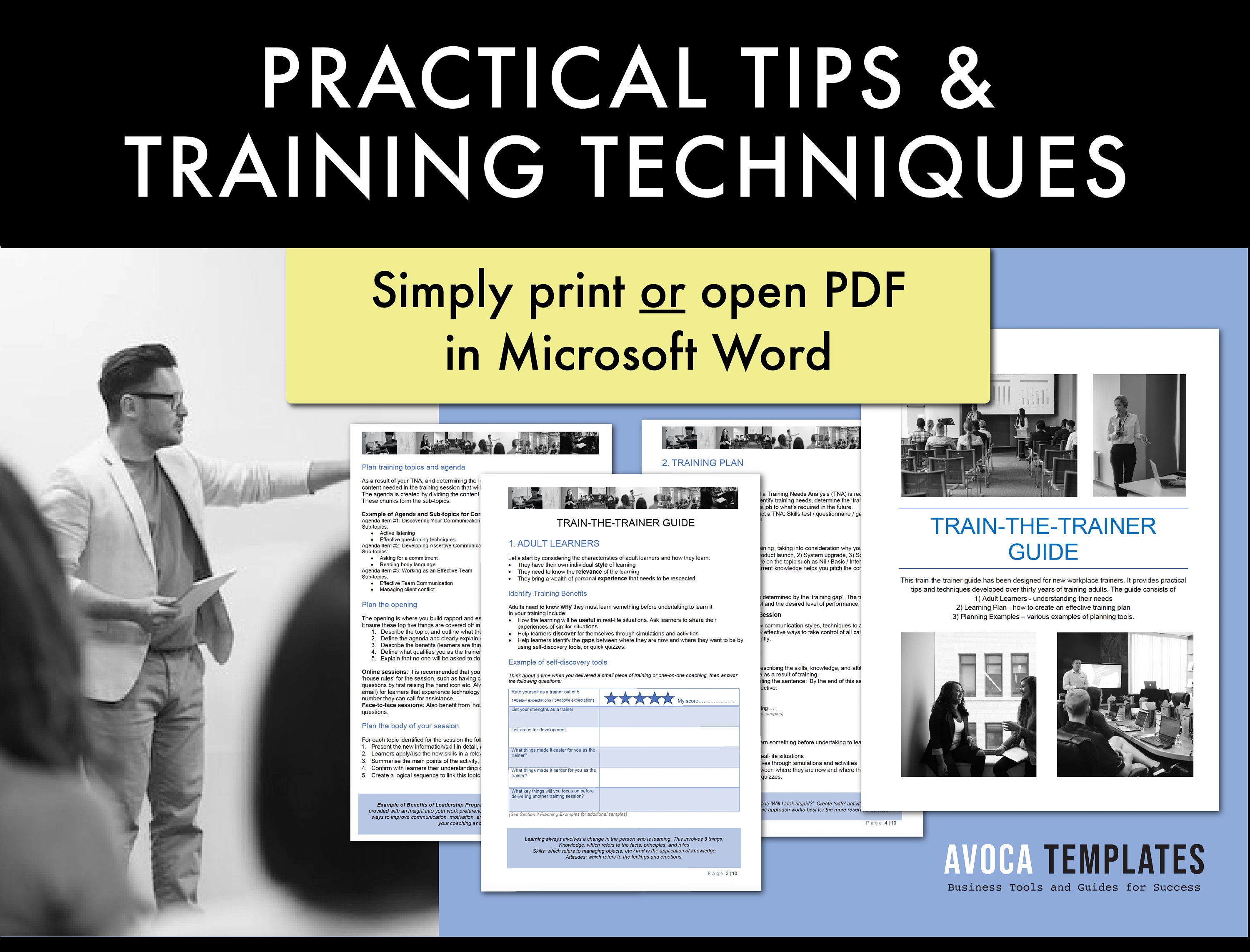Corporate Train the Trainer Guide. 10 Page Overview. Digital PDF File ...