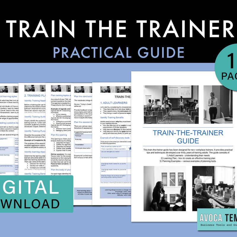 Training Guide Restaurants - Etsy