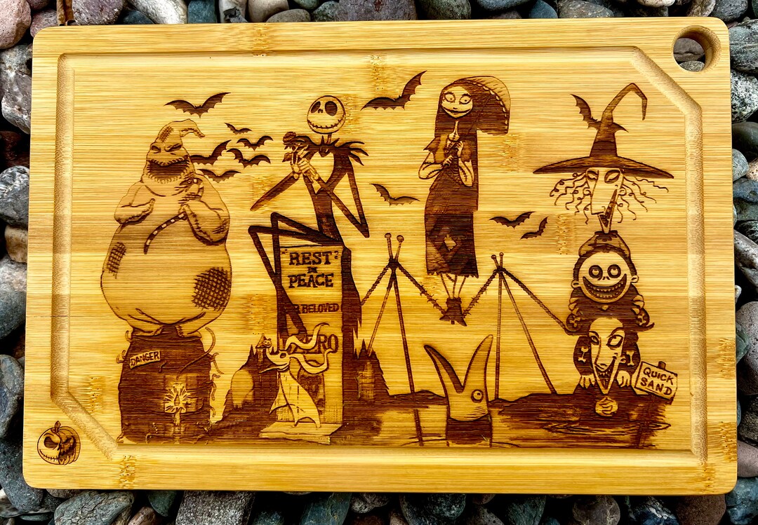Cutting / Charcuterie Board Nightmare Before Christmas Haunted Mansion ...