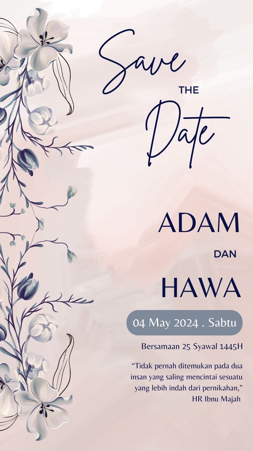 Digital Wedding Invitation - Etsy