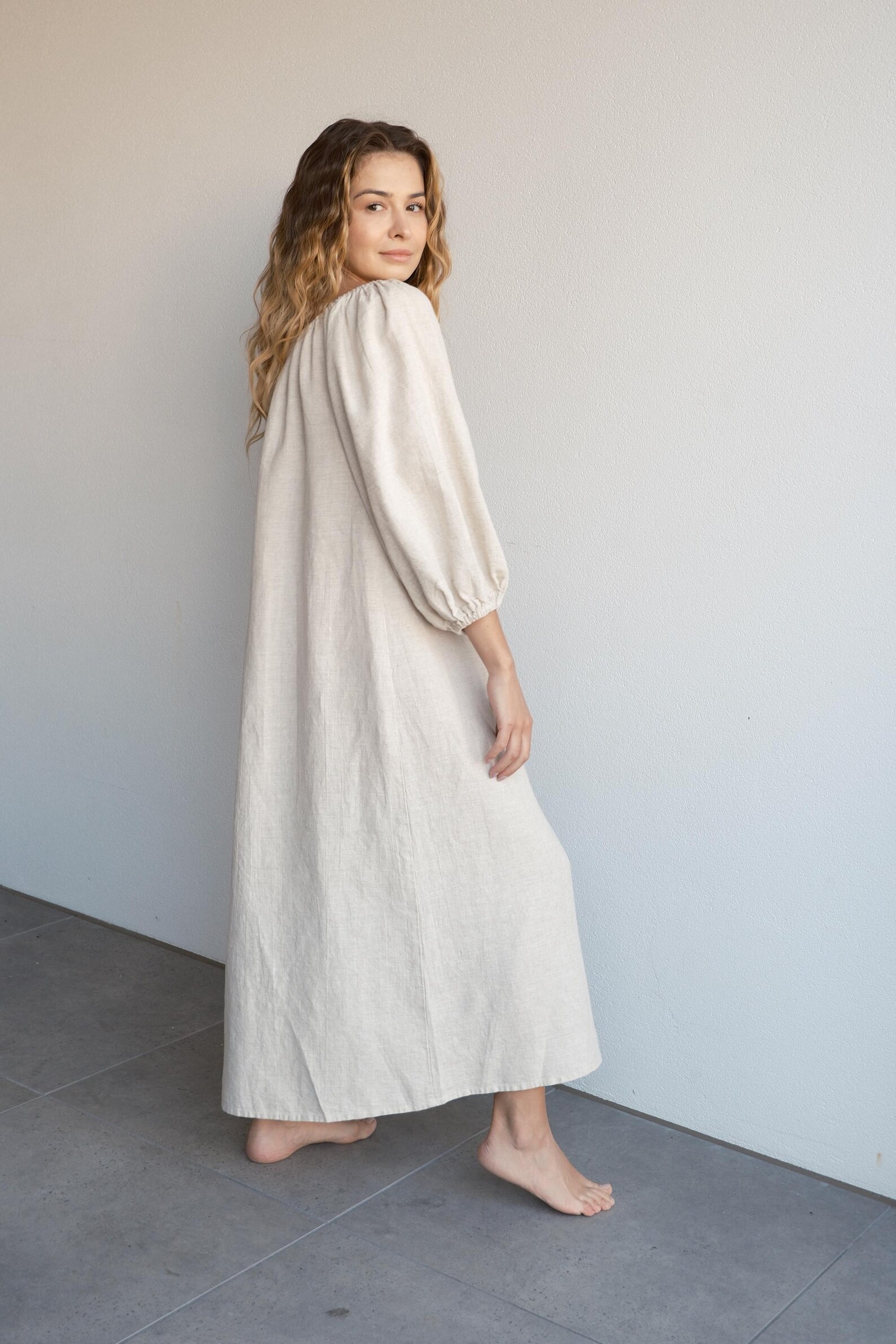 Mother and Daughter Smock Dress PDF Pattern for Beginners With Puffy ...