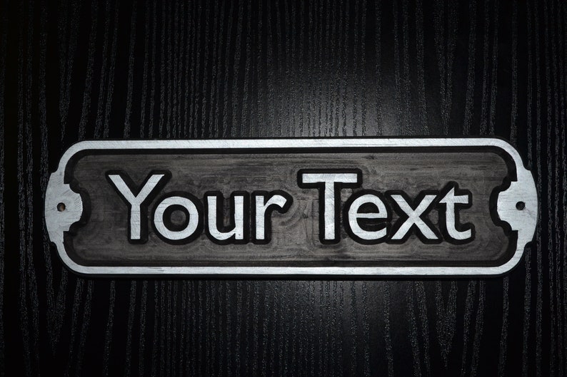 Personalized Vintage Sign Custom Door Sign Custom Text Vintage - Etsy