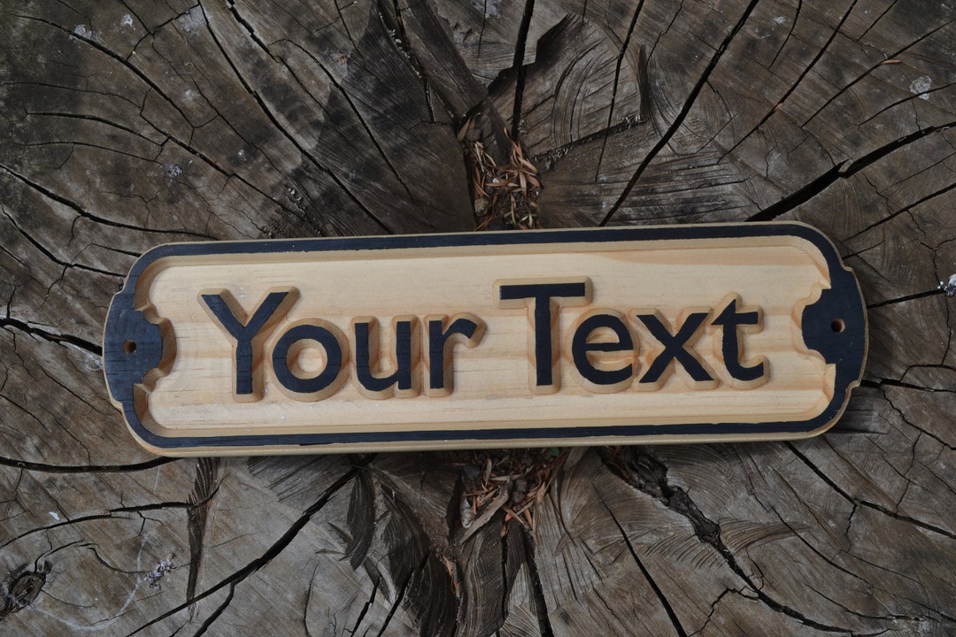 Personalized Vintage Sign Custom Door Sign Custom Text Vintage - Etsy