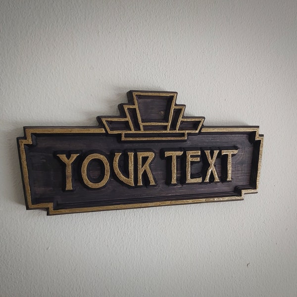 Custom Art Deco Signs - Etsy