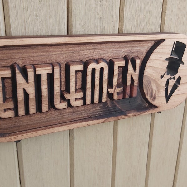 Vintage Restroom Sign - Etsy