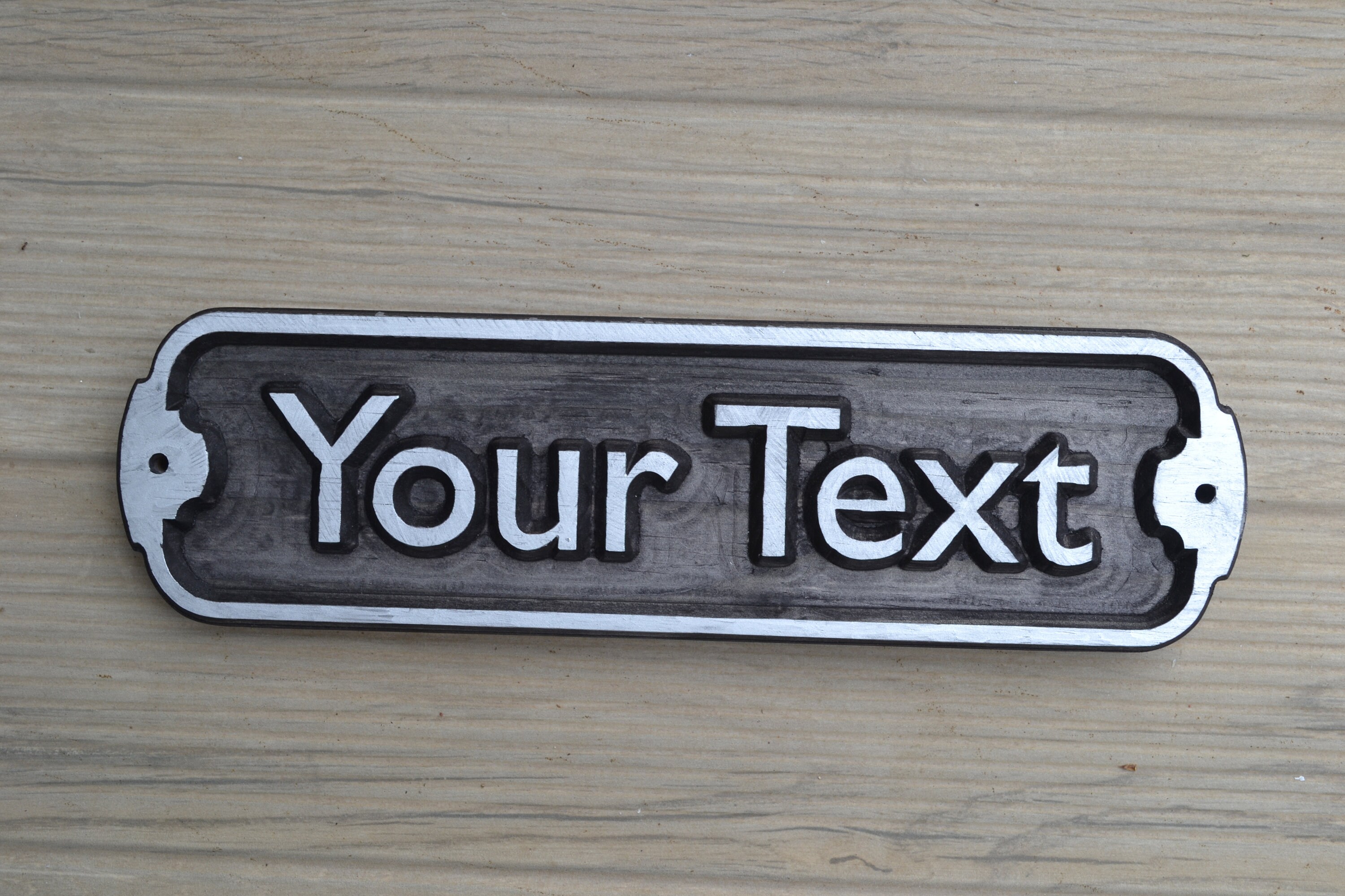 Personalized Vintage Sign Custom Door Sign Custom Text Vintage - Etsy
