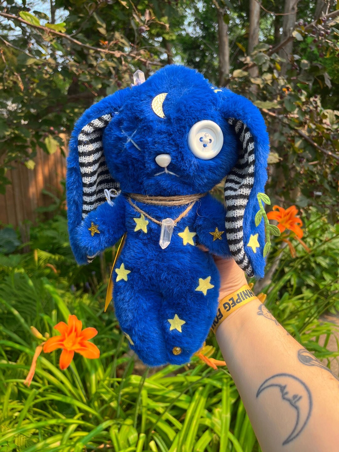 Starry Night Bunny • Frankenbunny • Rotten Little Angels - Etsy