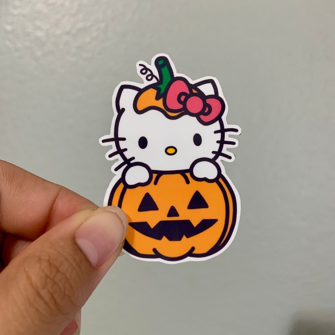 Halloween Hello Kitty Sticker Hello Kitty Stickers Sanrio Stickers ...