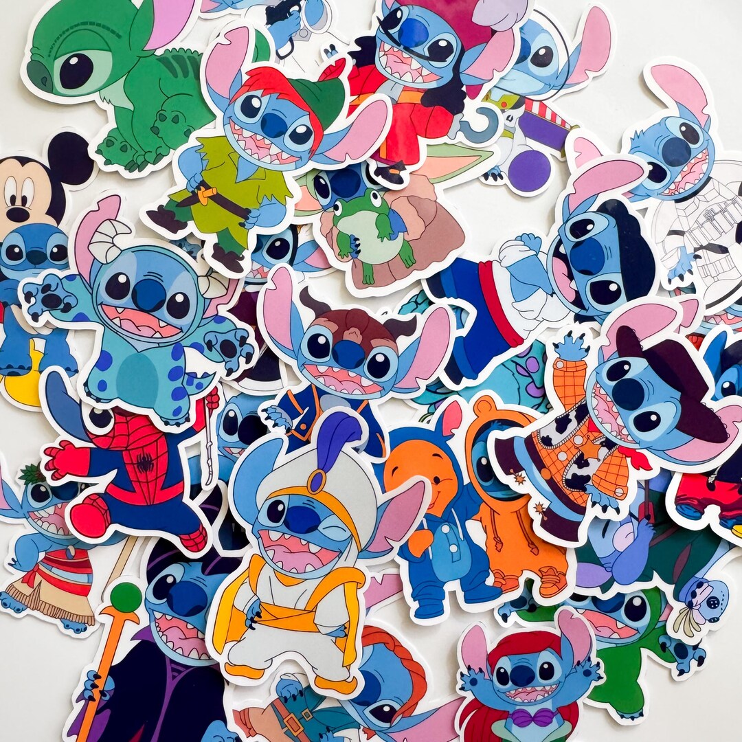 Stitch Stickers | Experiment 626 Stickers | Disney Stickers ...