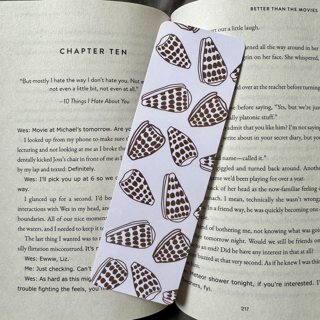 Hebrew Cone Shell Bookmark Hawaii Bookmark Cute Bookmarks Trendy ...